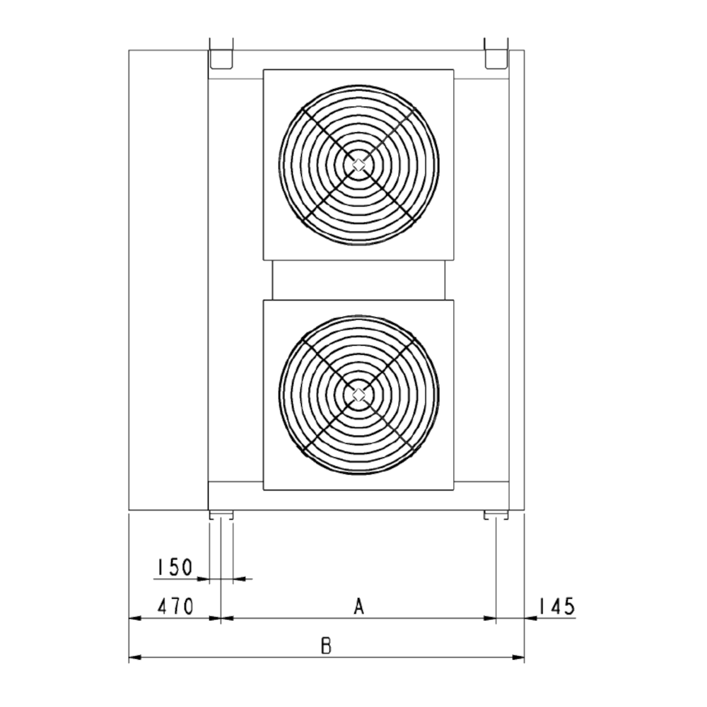 Condenser KCE-K821DN5S10 - KCE-K821DN5S10H - Elektronika S.A.